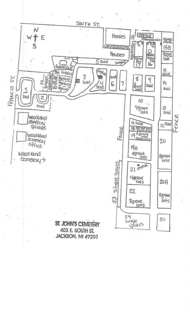 Location & Map – St. John Catholic Cemetery